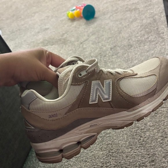 New Balance | Shoes | New Balance Cream And Tan Sneakers | Poshmark